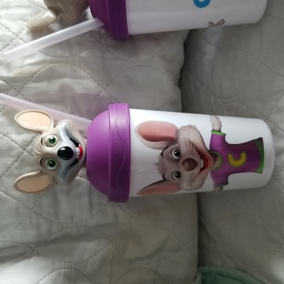 Chuck E Cheese | Other | Chuck E Cheese Head Cups With Straw 2 | Poshmark